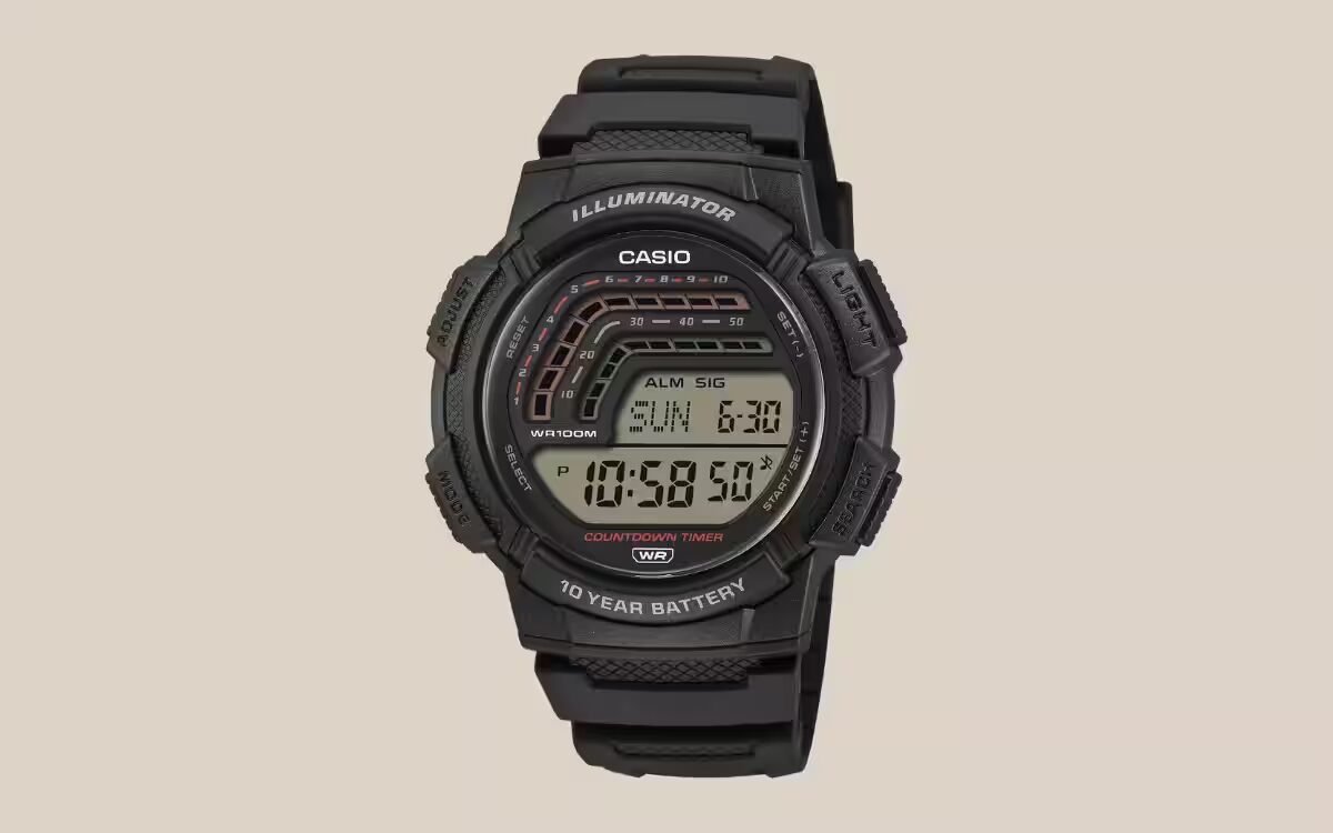 Casio выпустила серию цифровых часов WS1800 с ретродизайном и ...